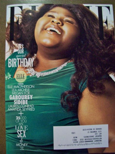 Elle October 2010 25th Anniversary Issue Gabourey Sidibe Unknown
