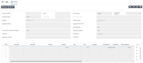 Purchase Invoice Adjustment Smacc Accounting Software Documentation