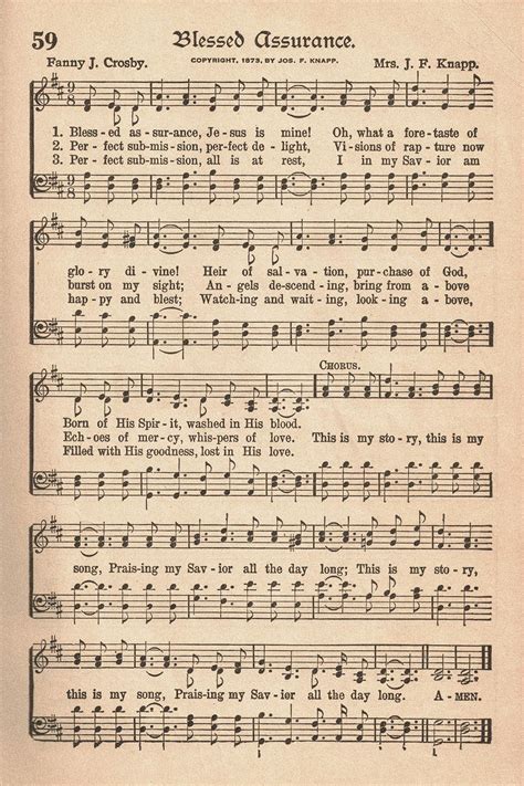 Pdf Free Printable Hymn Sheet Music All Free Printables