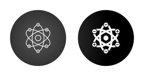 Atom Structure Vector Icon Vector Art At Vecteezy