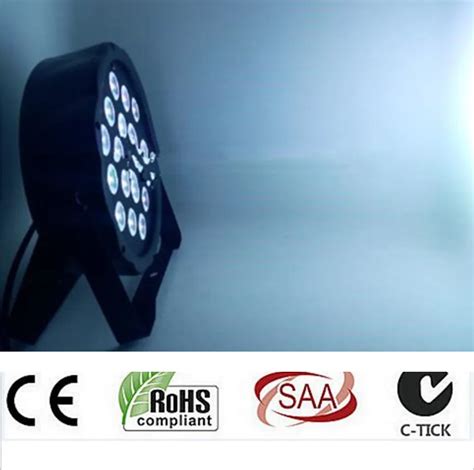 Pcs New X W RGBW In RGBW IN LED Flat Par RGBW Color Mixing LED DJ Wash Light Stage