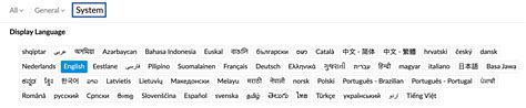 Zoho Mail 支持的语言