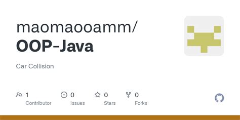 Github Maomaooammoop Java Car Collision