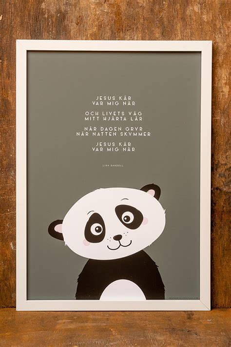 Poster Inramad Panda A4 Läs Mer Och Beställ Hos Argument Förlag