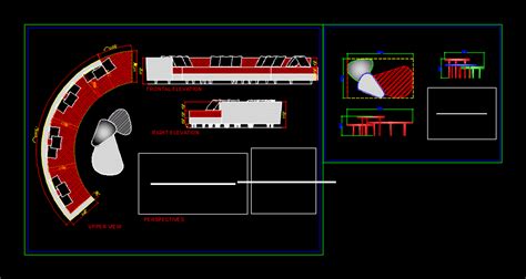 Curved Living Room Furniture In DWG KB CAD Library