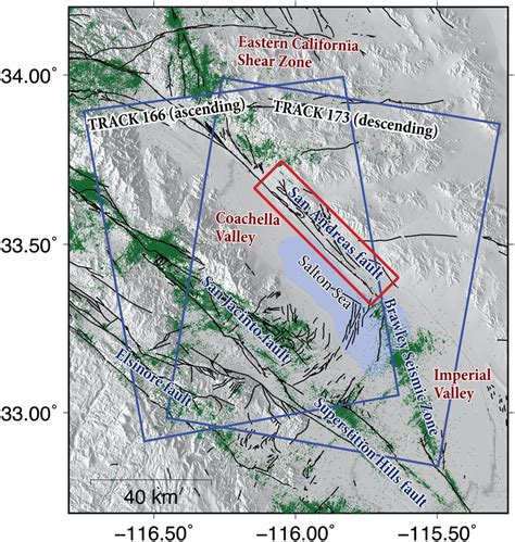 Schematic View Of Buried Creepmeter Installed Obliquely Across A Fault
