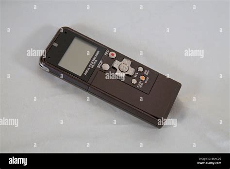 Detail Of A Digital Voice Recorder The Modern Equivalent Of A Tape Recorder Stock Photo Alamy