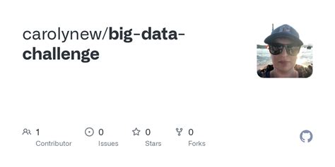 GitHub Carolynew Big Data Challenge