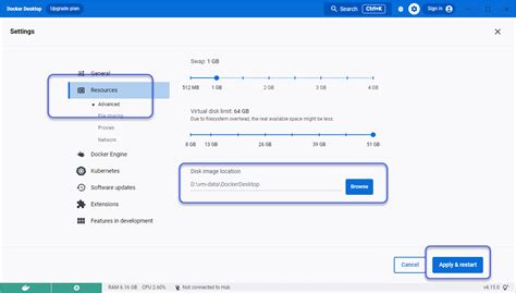 개발 환경 구성 657 Wsl Dockerdesktopvhdx 파일 위치를 옮기는 방법