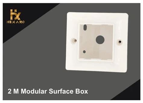 plastic 2 m square moduler box white at ₹ 20 5 piece in ahmedabad id