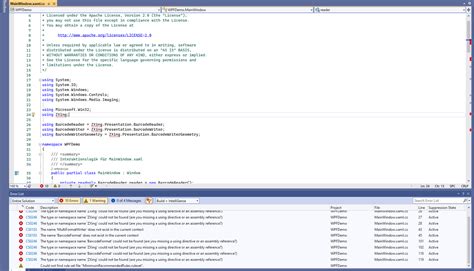 WPF Example Not Working Issue Micjahn ZXing Net GitHub