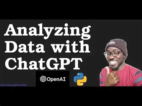 How To Analyse A Data With ChatGPT Analysing Data With ChatGPT Data Analysis And ML