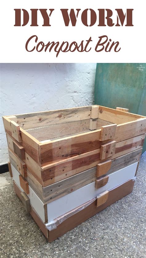 Diy Vermicomposting With A Worm Bin Vegetable Garden