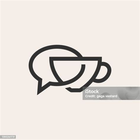 커피 토크 채팅 버블 힙스터 빈티지 벡터 아이콘 일러스트레이션 토론에 대한 스톡 벡터 아트 및 기타 이미지 토론 로고 카페 Istock