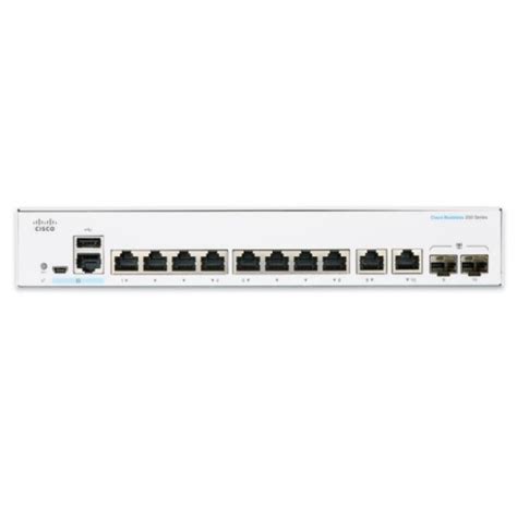 CBS220 8FP E 2G EU Cisco Business Switch 8 Ports 1GE PoE 130W 2 Ports SFP 1G Uplink ITK