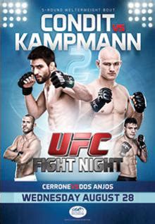 Ufc Fight Night Condit Vs Kampmann 2 Wikipedia