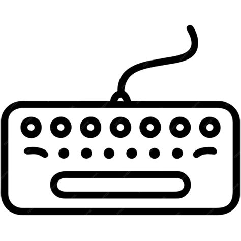 Premium Vector Keyboard Icon Outline