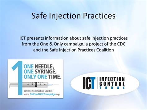 Slide Show Safe Injection Practices
