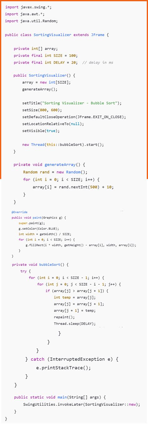 How To Implement Sorting Algorithms In Java