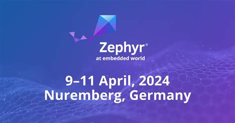 Zephyr At Embedded World Lf Events