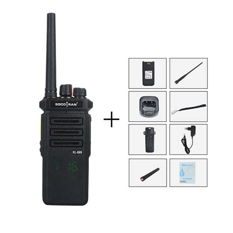 Socotran Walkie Talkie Intercom Handheld Vhf Radio Grandado