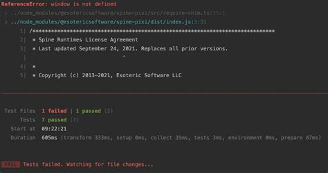 Pixi Referenceerror Window Is Not Defined In Nodejs · Issue 2409 · Esotericsoftwarespine
