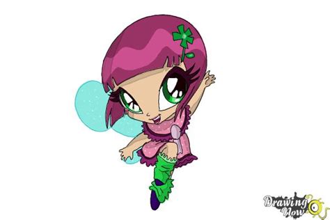 How To Draw Blooms Pixie Lockette From Winx Drawingnow