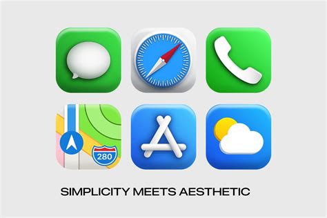 3d Ios Light Mode App Icons Minimal Stunning Ios 14 Ios 18 Homescreen Modern Sleek Icon