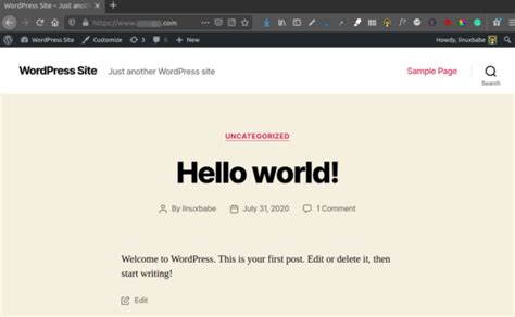 Install Wordpress On Ubuntu 2004 With Apache Mariadb Php74 Lamp