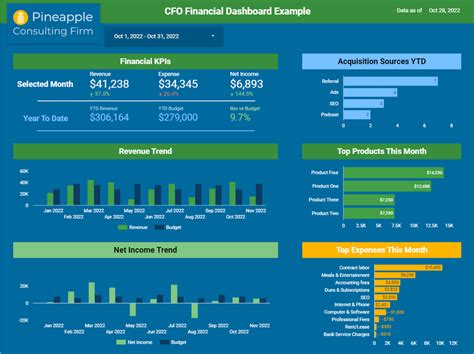 CFO KPI Dashboards Automated And Web Based Options