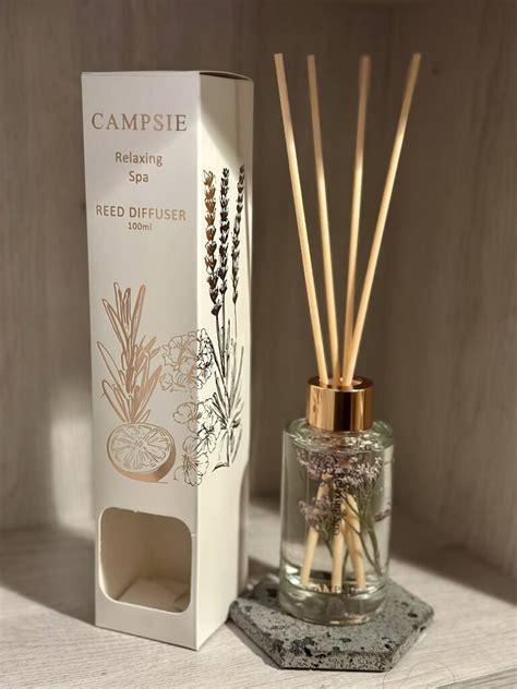 Relaxing Spa Crystal Candle And Diffuser T Set By Campsie Candles