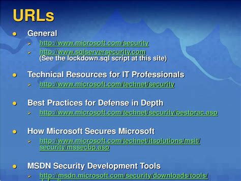 Ppt Sql Server Security Update And Best Practices Powerpoint