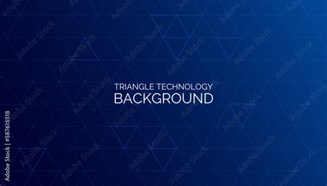 Vector Background With A Modern Triangular Pattern In Blue Color