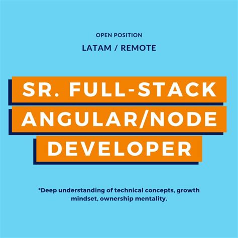 awana technical recruiting on linkedin techjobs fullstackdeveloper angular nodejs hiringnow…