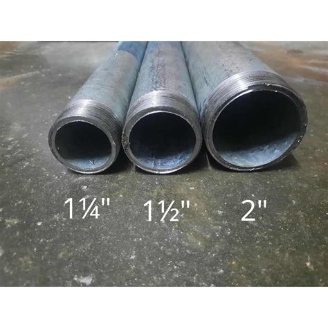 1¼ 1½ 2 Galvanised Iron Pipe Gi Pipe Long Shopee Malaysia