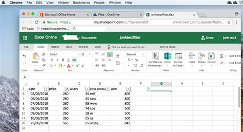 spreadsheet not displaying will not scroll in excel for browser