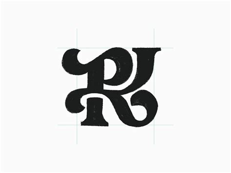 K R P Monogram Design Sketching Process By Anhdodes On Deviantart