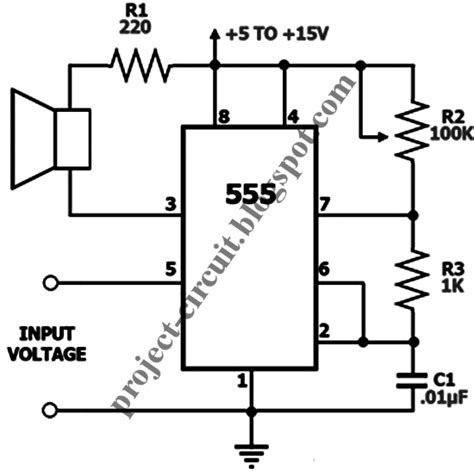 Electronics Technology 555 Timer Voltage Controlled Oscillator Circuit