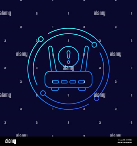 Bad Wifi Router Stock Vector Images Alamy