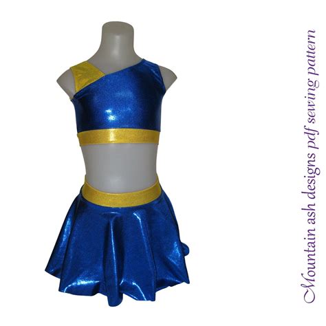 Cheerleading Pattern Cheer 2 Pdf Sewing Pattern Girls Cheerleading Costume Cheer Cheerleader