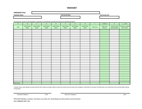 Vacation Accrual Spreadsheet — Db