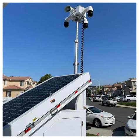Mobile Solar Monitoring Tower Manufacturer Supplier Factory In China
