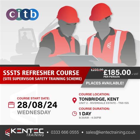 Kentec Training On Linkedin Book Onto Our Upcoming Sssts Refresher