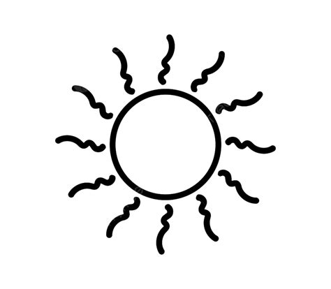 Sun Symbol Vector Art Png Sun Icon Vector Illustration Symbol Hot