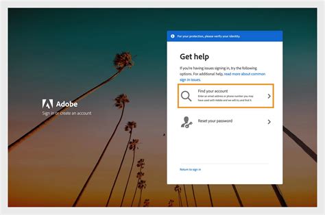 Create Or Update Your Adobe Account