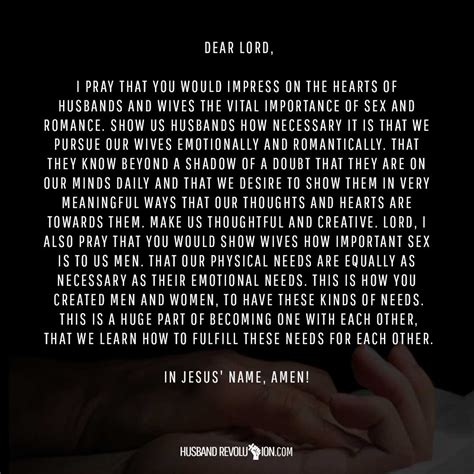 Prayer Romance And Sex Marriage After God