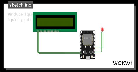 Led With Count Wokwi Esp32 Stm32 Arduino Simulator