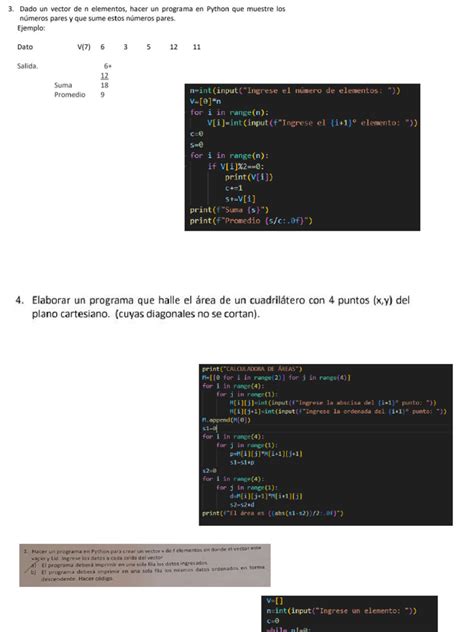 probelmas de python resueltos pdf