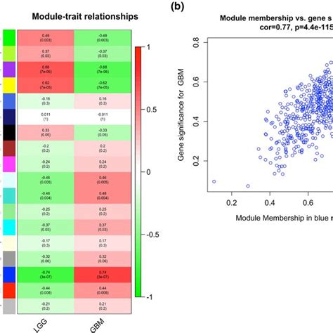 Identification Of Clinical‐related Gene Modules A The Heatmap Of