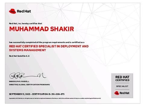 Muhammad Shakir On Linkedin Lm Happy To Share That I Passed Redhat